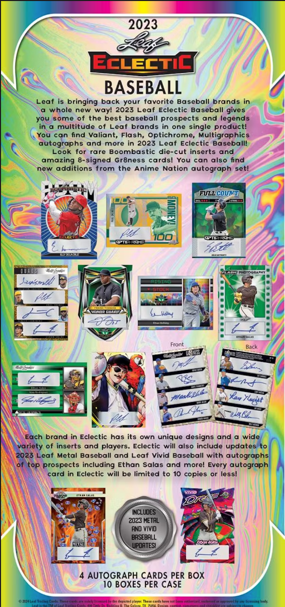 2023 Leaf Eclectic Baseball Hobby, Box
