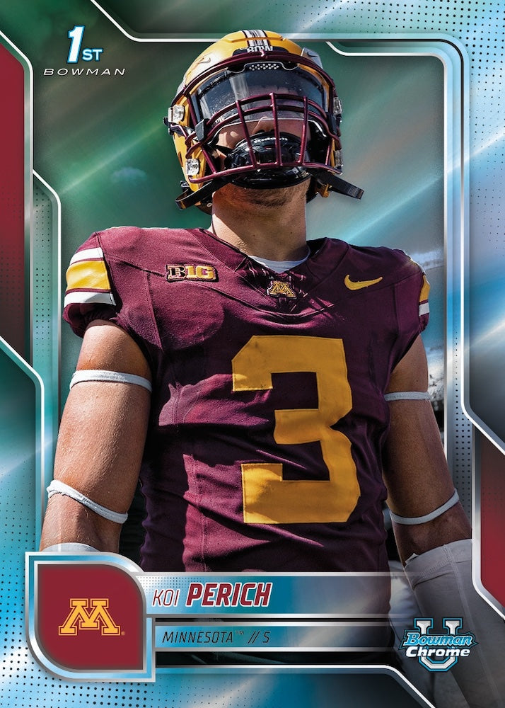 2025 Bowman Chrome University Football Mega, Box *RELEASES 11/7*
