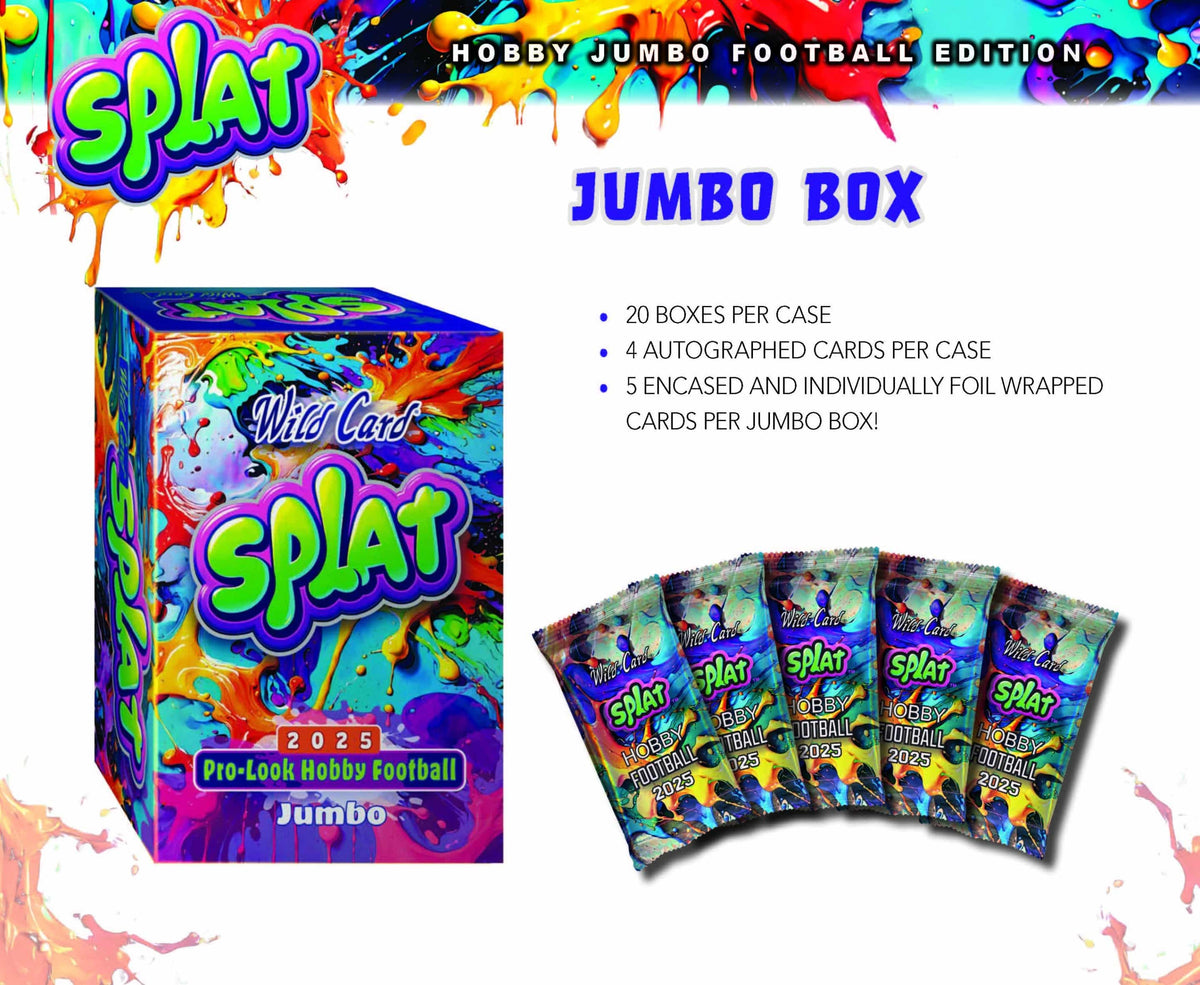 2025 Wild Card Splat Football Jumbo, Box