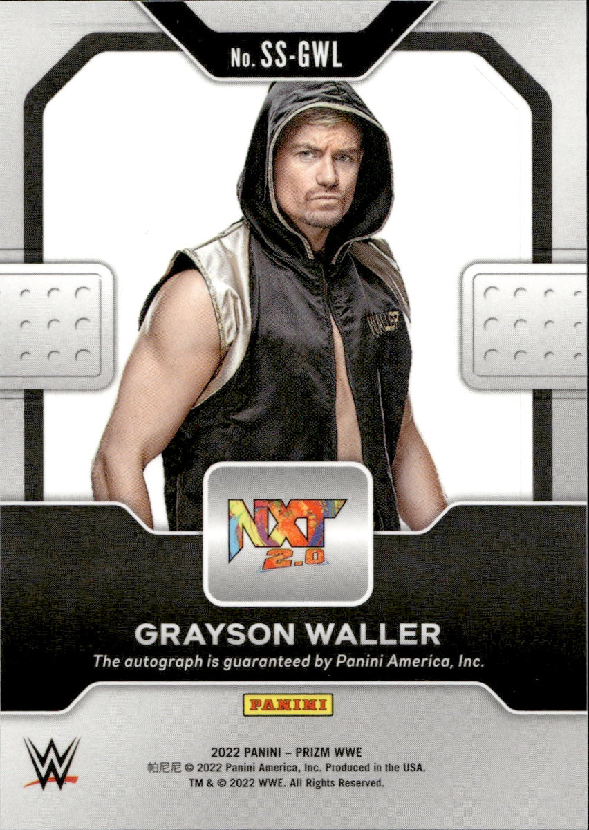 2022 Grayson Waller Panini Prizm WWE ROOKIE SENSATIONAL SIGNATURES AUT