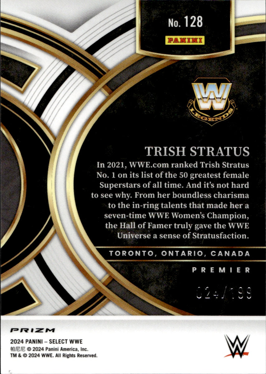 2024 Trish Stratus Panini Select BLUE PRIZM 24/199 #128