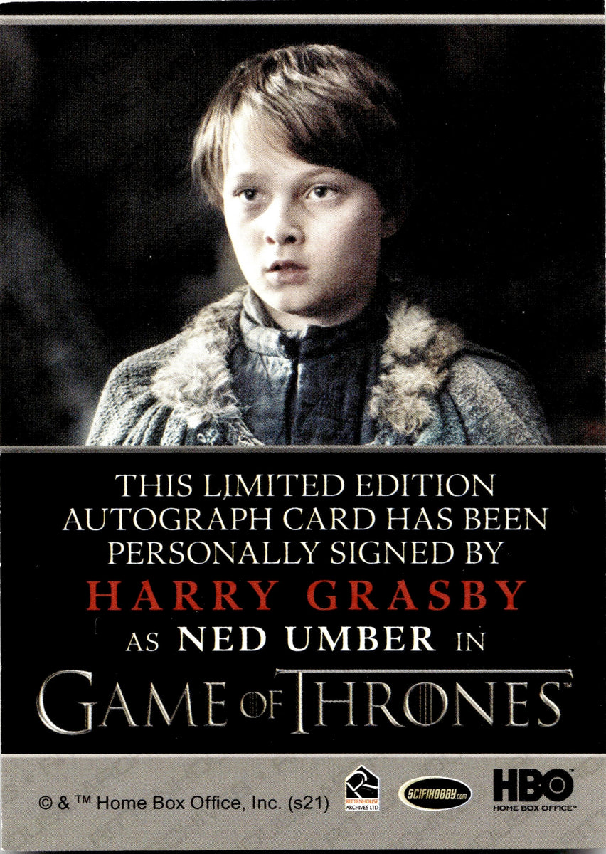 2021 Harry Grasby as Ned Umber Rittenhouse Game of Thrones The Iron An