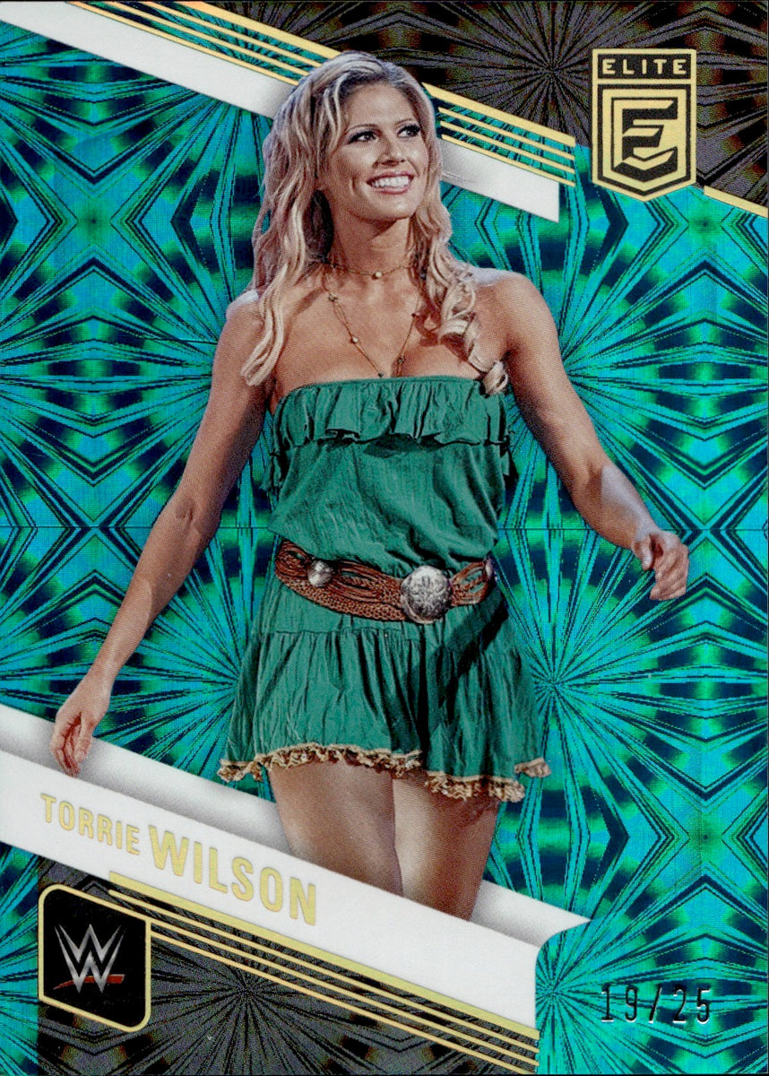 2023 Torrie Wilson Donruss Elite TEAL 19/25 #123 WWE HOF