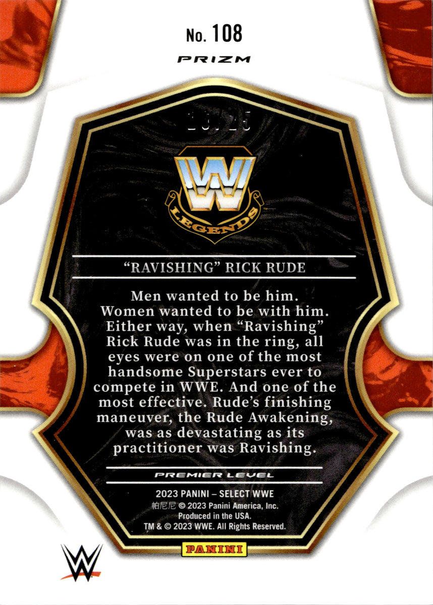 2023 "Ravishing" Rick Rude Panini Select TIE DYE PREMIER LEVEL 16/25
