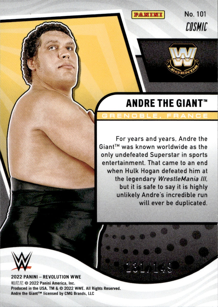 2022 Andre the Giant Panini Revolution COSMIC 313/149 #101