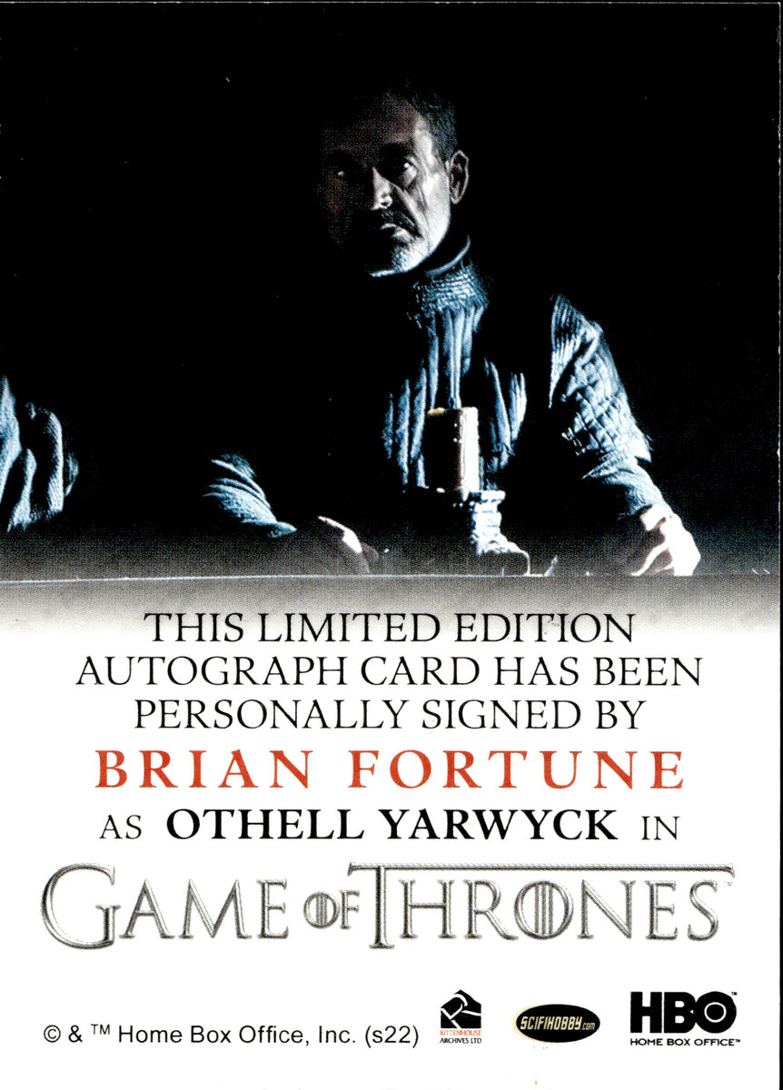 2022 Brian Fortune as Othell Yarwick Rittenhouse Game of Thrones The C