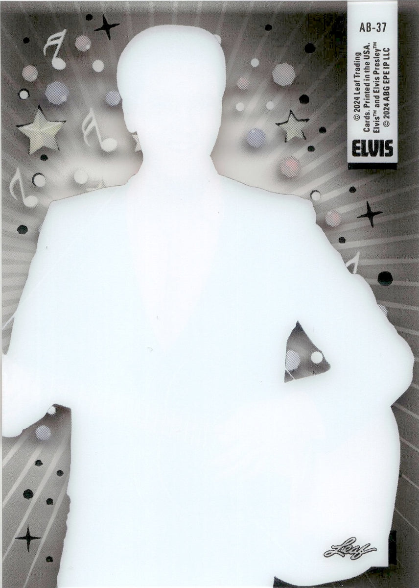 2024 Elvis Presley Leaf Icons Collection ACETATE BLACK 1/1 ONE OF ONE