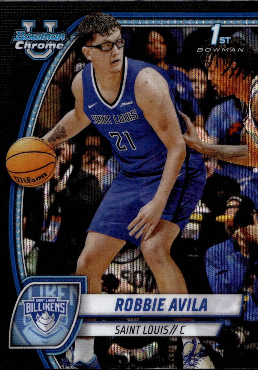 2025 Robbie Avila Bowman University Chrome BLACK WAVE 1ST BOWMAN ROOKI
