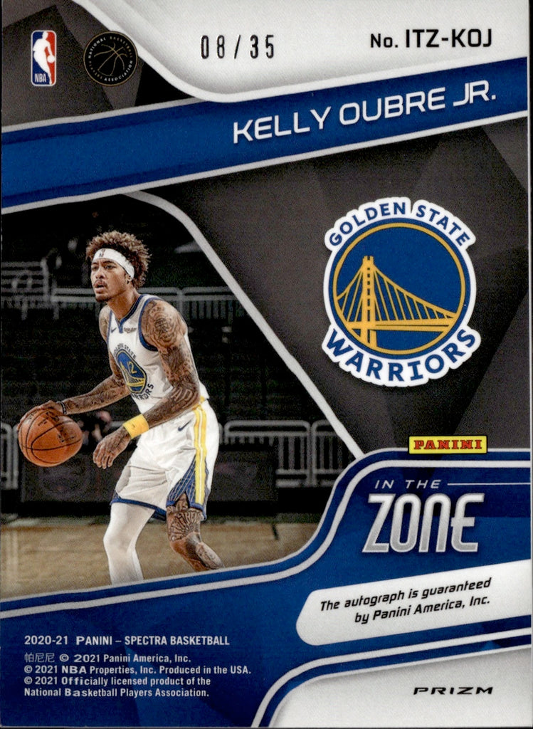 2020-21 Kelly Oubre Jr. Panini Spectra IN THE ZONE ASTRAL AUTO 8/35 Go