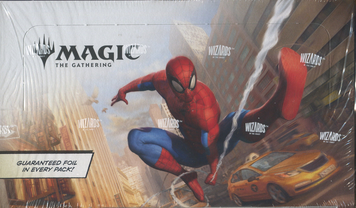 Magic The Gathering: Marvel's Spiderman Play Booster, Box