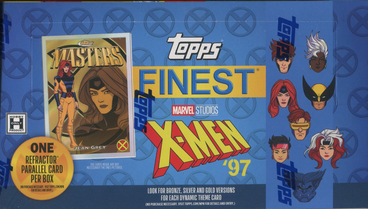 * Last Case * 2025 Topps Finest X-Men '97 Hobby, 8 Box Case