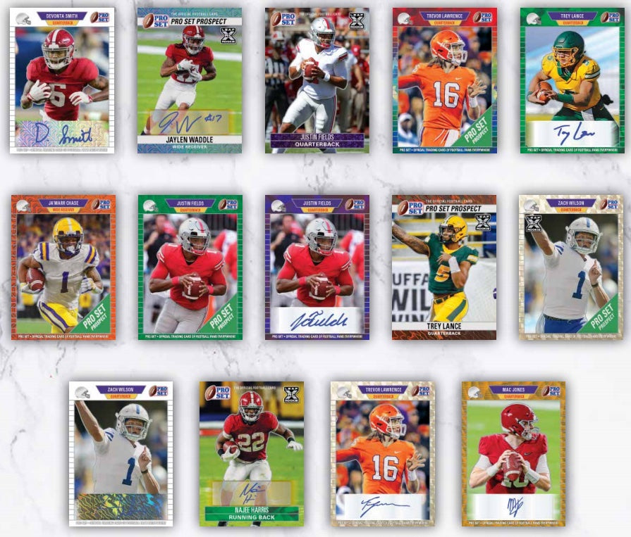 2021 Leaf Pro Set Metal Football Hobby, Box
